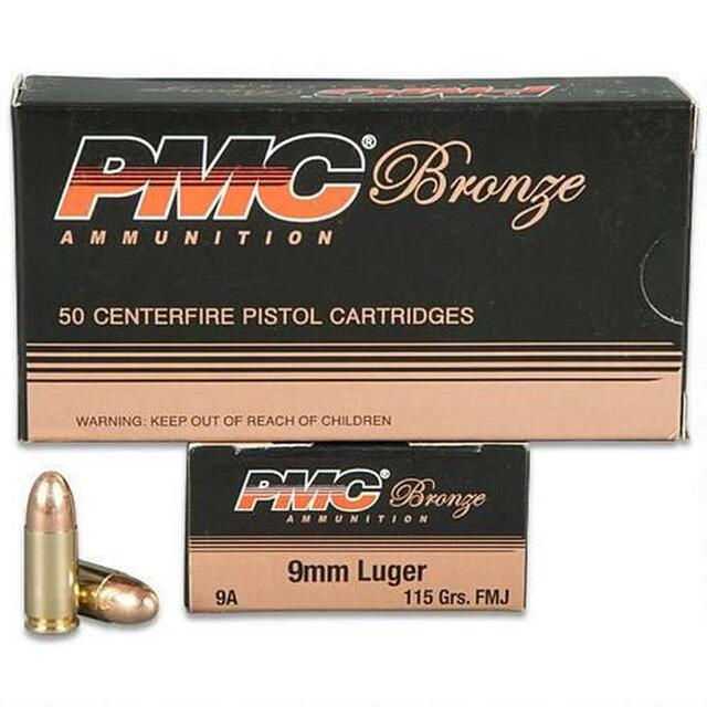 Pmc 9Mm 115Gr, Fmj, 1000Rd/Case 3